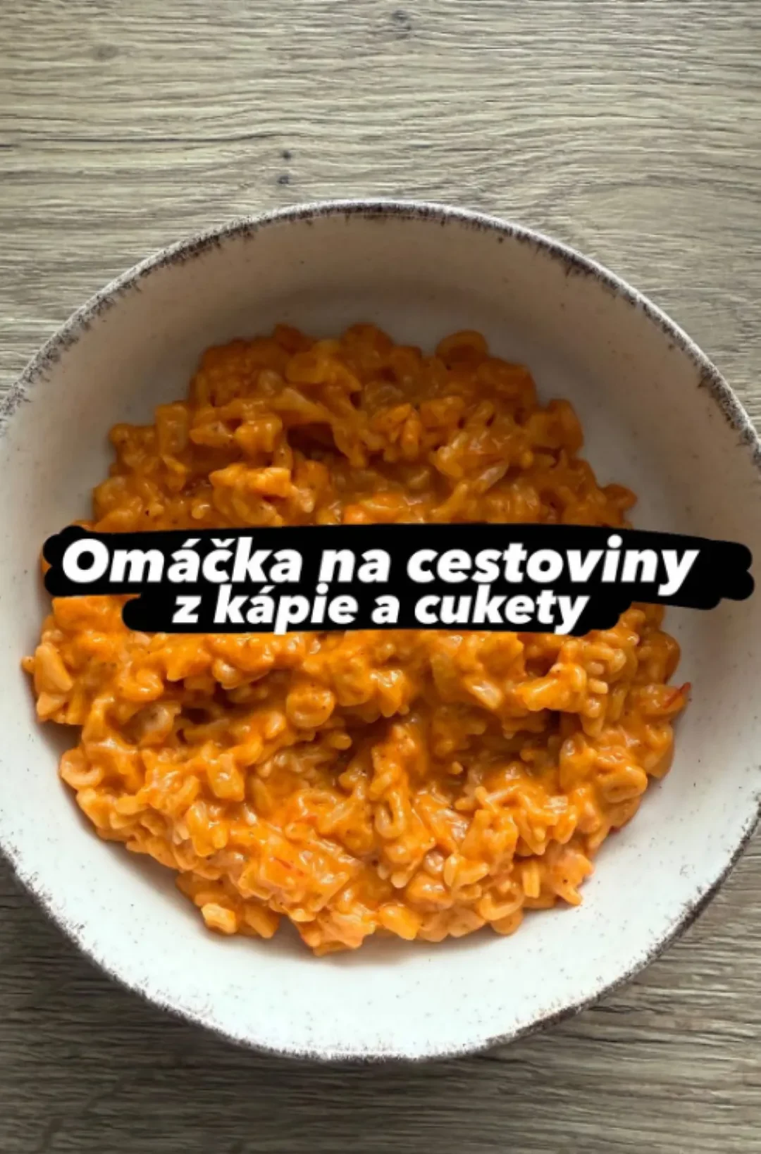Omáčka na cestoviny z kápie a cukety - Bistro u Marty